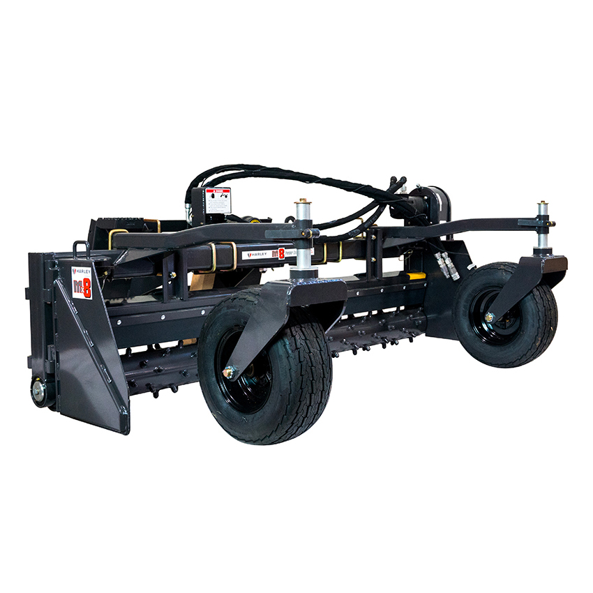 Harley Rake Yard Prep Rake Rental Skidloader Attachment Rental