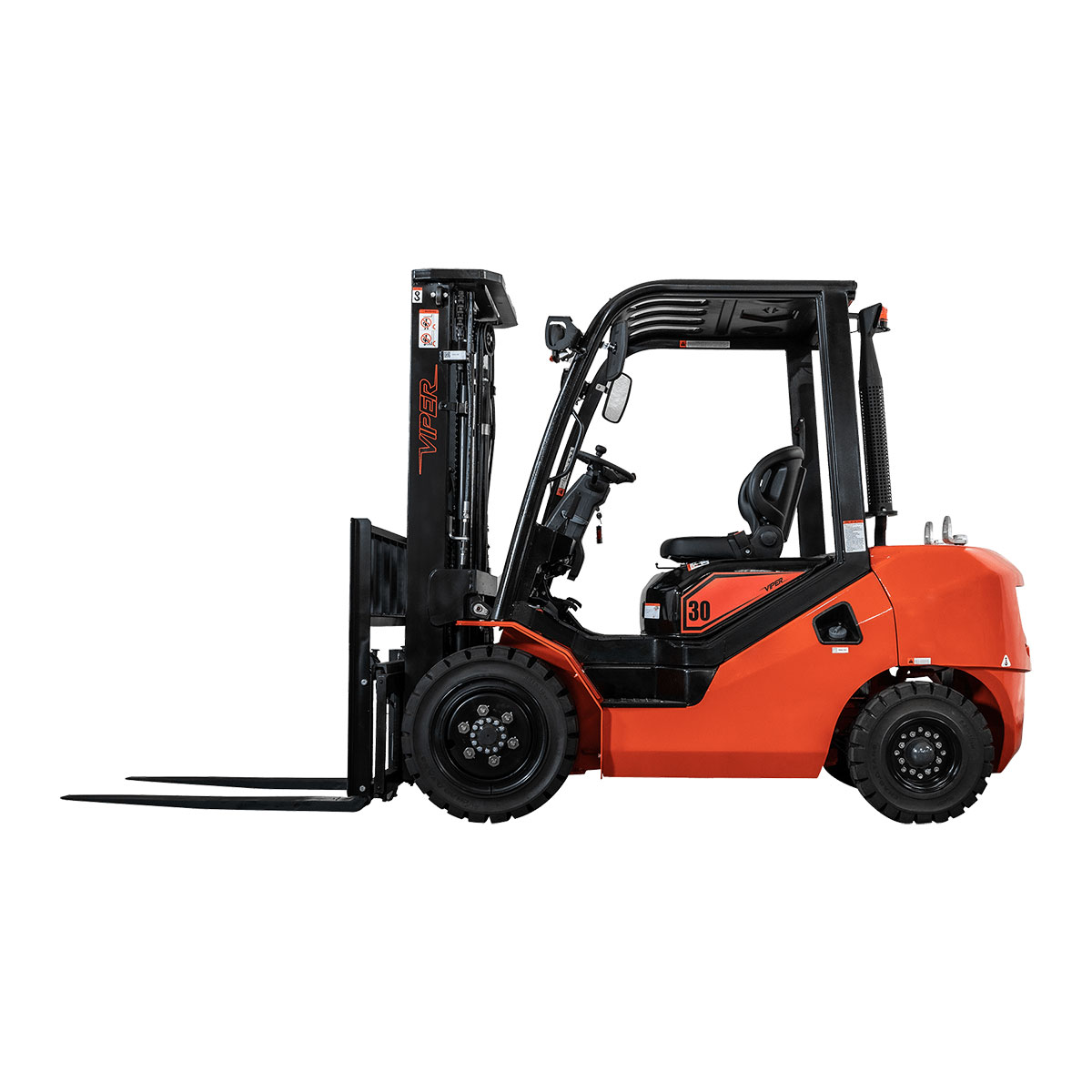 Industrial Warehouse Forklift, Fork Truck Rental, Diesel, Pneumatic